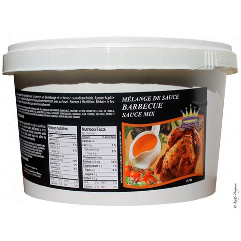 Mélange Sauce Bbq Multi Pro Distributions Jean Pierre Roy