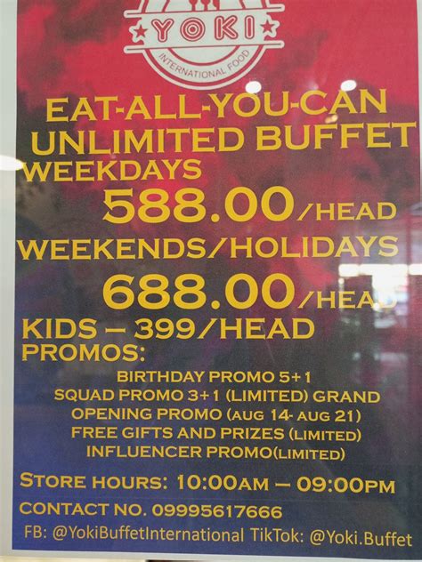 Yuki Buffet International Cavite