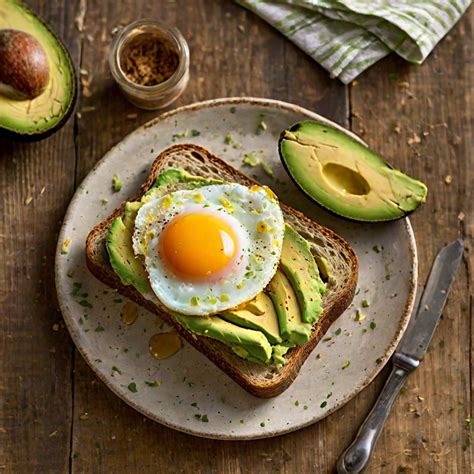 Avocado And Egg Breakfast Sandwich Recipe