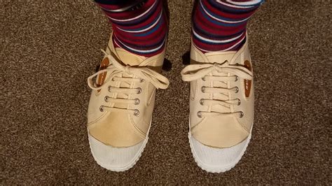 Wearing Various Plimsolls In My Collection With Colourful Flickr