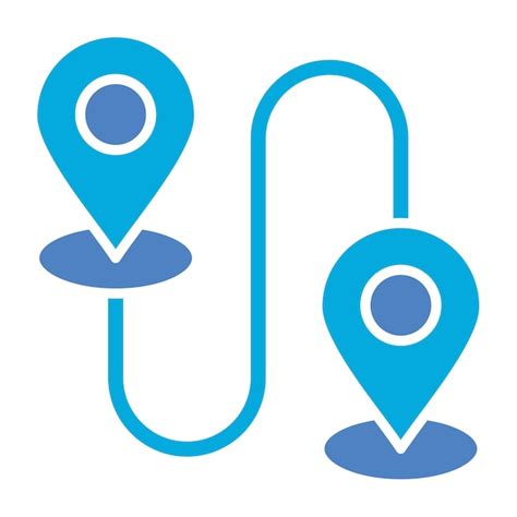 Premium Vector Route Icon