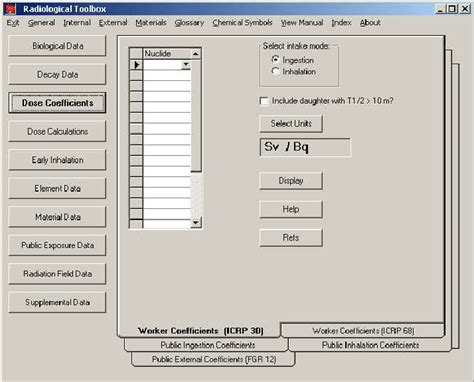 Rad Toolbox Initial Screen Download Scientific Diagram