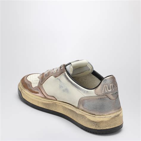 Autry Metallic Rose Medalist Super Vintager Sneakers Thedoublef