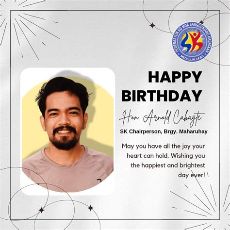 Happy Birthday Chir Sk Federation Medellin Cebu