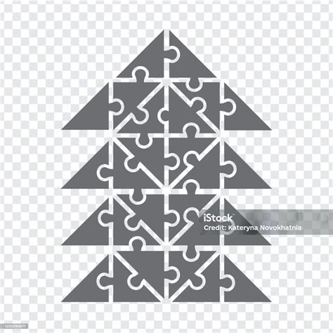 회색간단한 아이콘 다각형 퍼즐 투명 한 배경에 스물 여섯 요소의 간단한 아이콘 다각형 퍼즐 전나무 벡터 일러스트 레이션 Eps10 0명에 대한 스톡 벡터 아트 및 기타