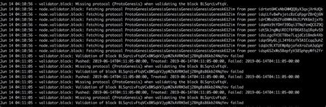 missing protocol protogenesis for the current block when i launch a