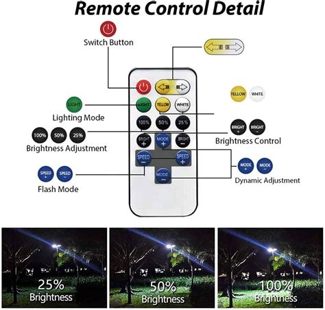 Conpex Camping Light Multiple Color Modes 1000w Remote Control