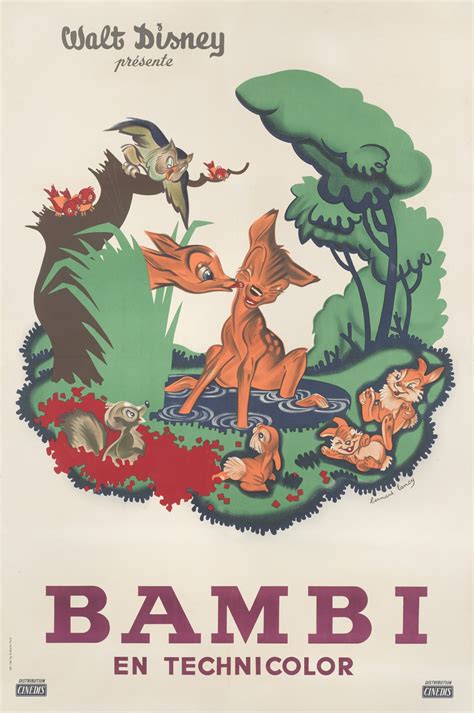 Bambi 1942 Original Film Posters 2025 Sothebys