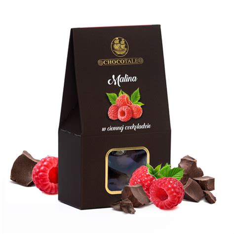 CHOCOTALE - Malina w ciemnej czekoladzie - 100g | 1133