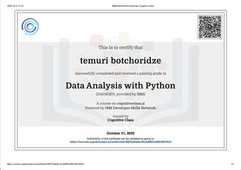 Just Completed Ibms Python For Data Analysis Course Gained Skills In