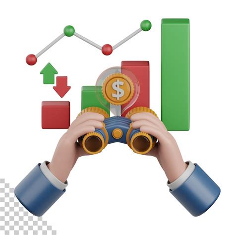Premium Psd 3d Rendering Forecast Analytics Isolated Useful For
