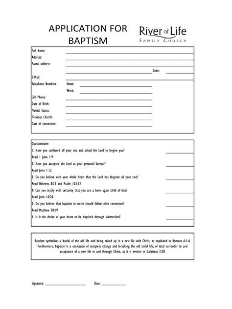 Baptism Sheet Form Complete With Ease Airslate Signnow