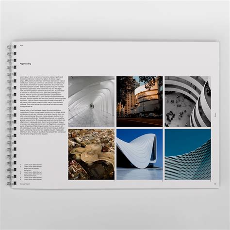 Architectural Report In Ansi B Ledger Format — Architecture Templates