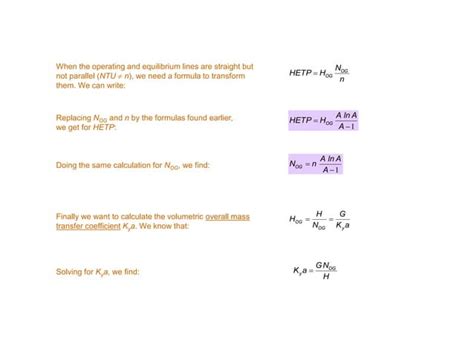 Packed Absorption And Stripping Column Ppt Chemistry Science