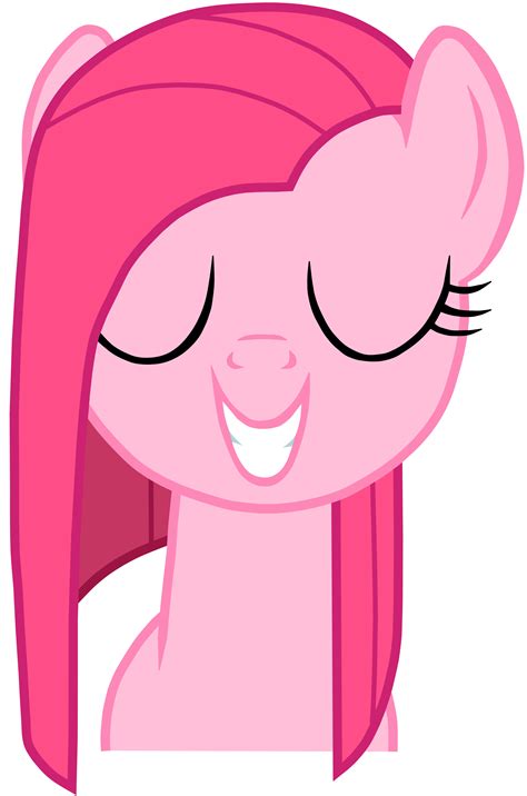 Pinkie Pie Head Vector By Sazlo On Deviantart