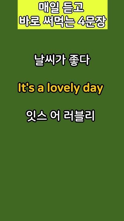 매일 4문장 원어민 실생활 기초영어 듣기만 하세요 기초영어회화 생활영어기초 왕초보생활영어 영어공부 영어회화 초보영어 초보영어회화 원어민표현 Youtube