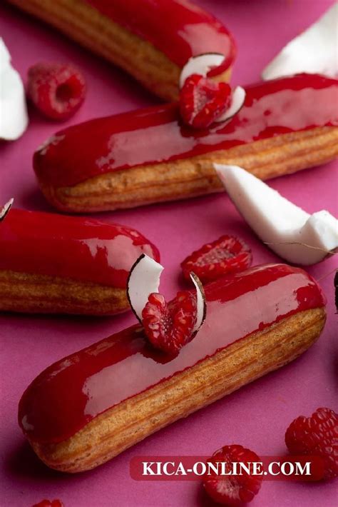 How To Make Raspberry Eclair