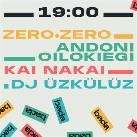 Zero Zero Andoni Oilokiegi Kai Nakai Dj Üzkülüz — Instituto Cultural Vasco