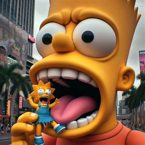 Bart And Lisa Simpson Ai Generated By Joshuaecw21985 On Deviantart