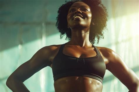 Fitness Woman Witness The Fitness Journey As A Woman Reveals Her
