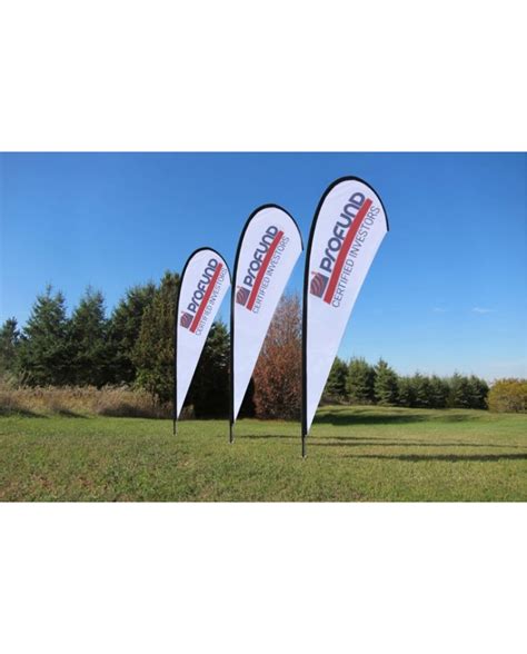 Teardrop Banners Single Sided 45m