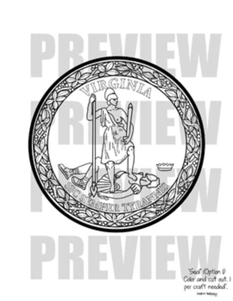 Virginia State Symbols Virginia State Flag Craft By Heart Happy