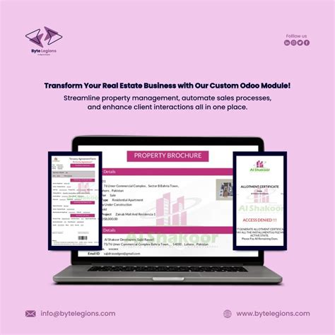 Byte Legions On Linkedin Realestatetech Odoocustomization Innovationinrealestate