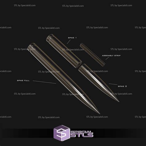 Cosplay Stl Files Blade Functional Glaive And Stakes Specialstl