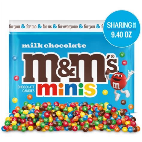 Mandms Minis Milk Chocolate Summer Candy Sharing Size Bag 940 Oz Kroger