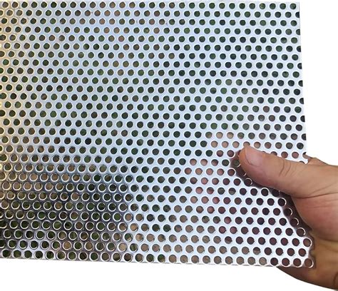 Perforated Aluminum Mesh Sheets Galvanised Perforated Metal Sheet