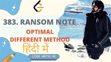 383 Ransom Note Dsa Data Structure And Algorithm Code With Me