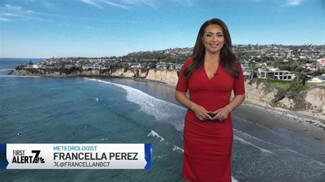 Francella Perez Evening Weather Forecast For May 5 2024 Nbc 7 San Diego