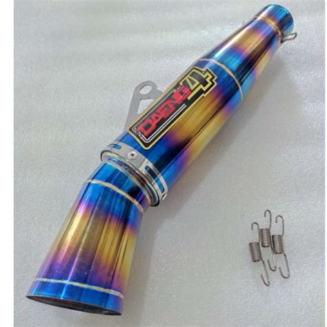 Daeng Conical Open Exhaust Pipe Tmx 155 Bajaj Ct100 125 Ytx Skygo Rs Raider 150carb Fi Rusi Tc