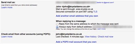 How To Configure Gmail To Fetch And Send Your Email Gbnames Uk Helpdesk And Mobile Control Panel