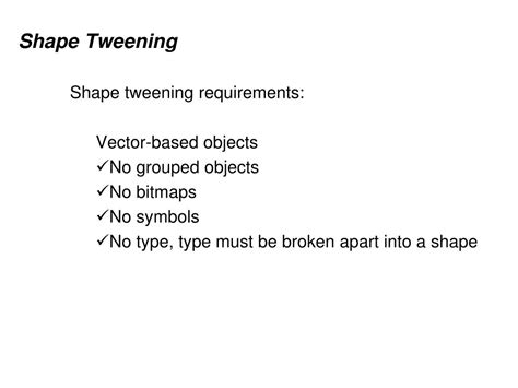 Ppt Shape Tweening Powerpoint Presentation Free Download Id3737232