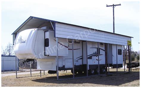 18w X 35l X 11h Boxed Eave Roof Style Rv Cover Carports 4 You