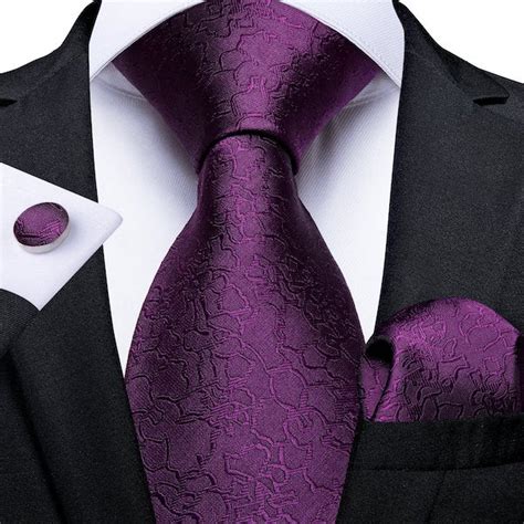 Royal Purple Silk Necktie For Men Classy Men Collection