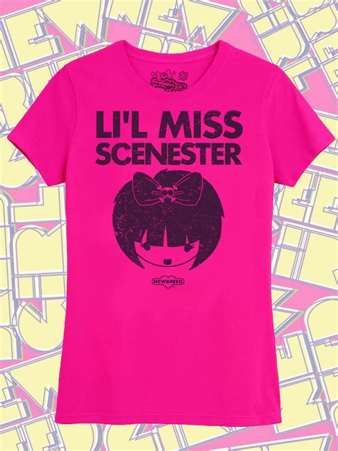 Newbreed® Lil Miss Scenester T Shirt Small Batch Release