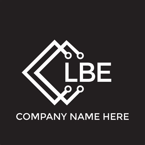 Lbe Letter Logo Designlbe Creative Initial Lbe Letter Logo Design Lbe
