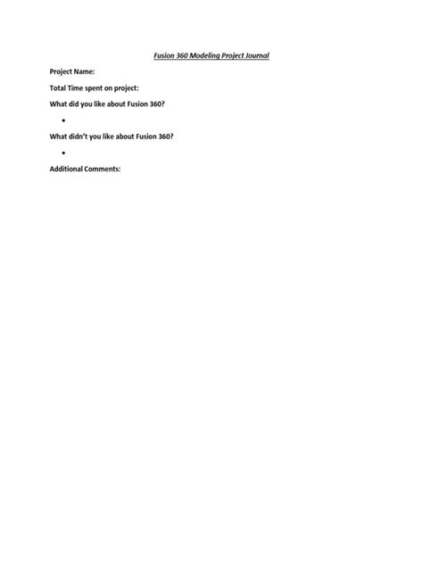 Design For Autodesk Project Journal Pdf