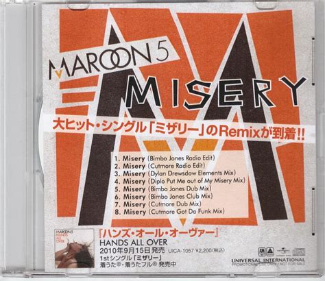 Maroon 5 Misery Cdr Single Promo 2010 [r12708131] Discogs