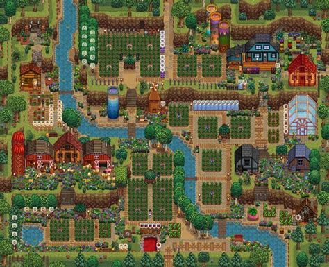 Stardew Valley Forest Farm Layout