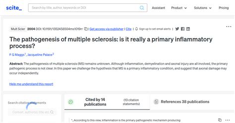The Pathogenesis Of Multiple Sclerosis Is It Really A Primary