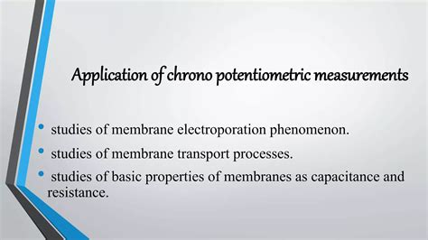 Chronopotentiometry Pptx