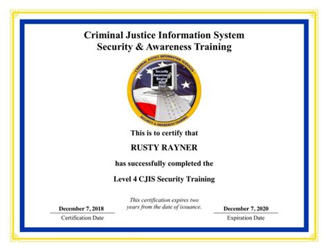 Cjis Level 4 Security And Awareness Training The Rusty Pixel Brevard