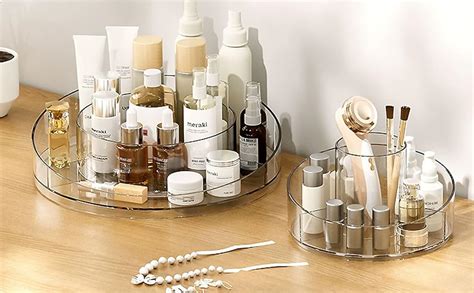Greentainer Rotating Cosmetic Storage Rack 360° Makeup Organizer