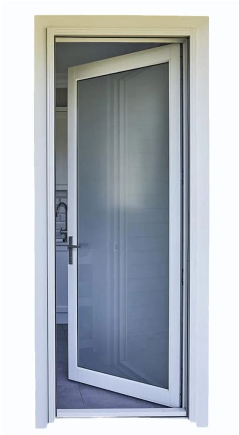Polished Aluminium Hinged Glass Doors For Home Thickness 12mmframe