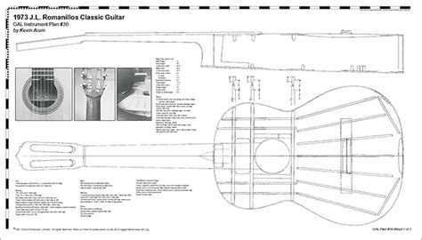 Classical Guitar Plans Guild Of American Luthiers