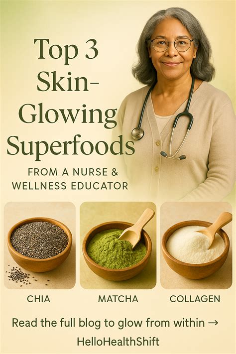 Top 3 Superfoods For Glowing Skin Backed By A Nurse And Wellness Coach In