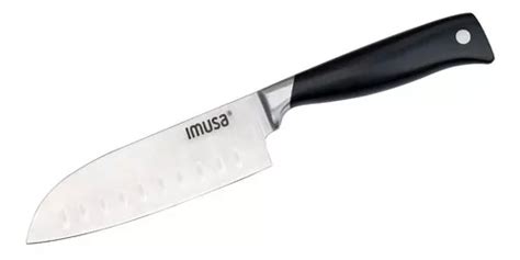 Faca Preta Santoku Talent Master Imusa De 13 Cm Mercadolivre